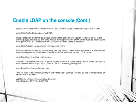 Integrate With Ldap Ppt