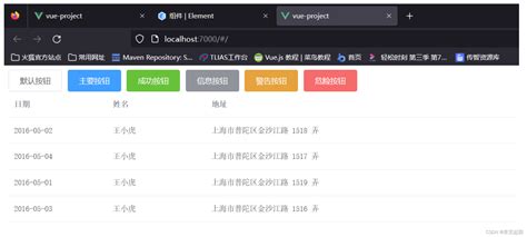 Javaweb之vue组件库element的详细解析vue的el组件 Csdn博客
