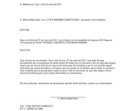 Modelo Carta De Baja Seguro Somospymesunidas Es My Xxx Hot Girl