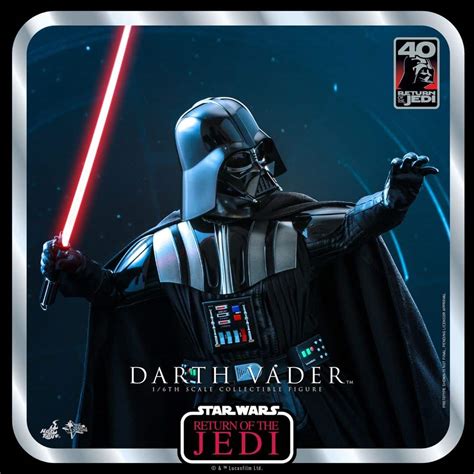 Hot Toys 1 6th Darth Vader ROTJ Deluxe The Jedi Archives