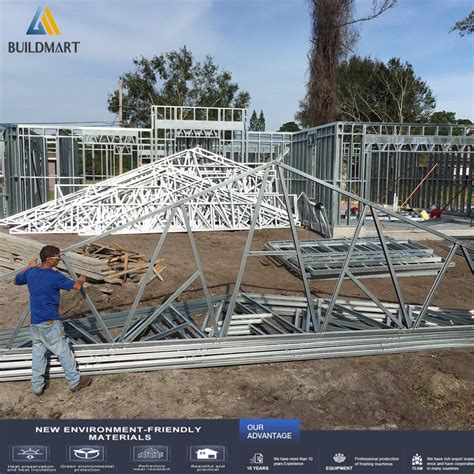Easy Install Lgs Frame Structure Prefab House Lgs Steel Frame Structural Steel Framing And