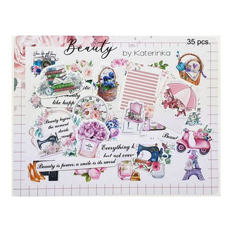 قیمت و خرید برچسب کاترینکا طرح برش خورده بولت ژورنال و اسکرپ بوک مدل