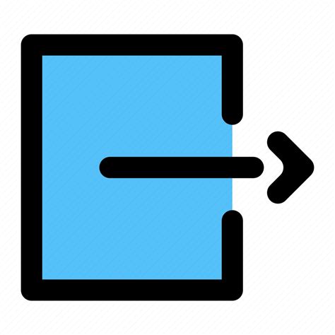 Logout Exit Ui Leave Arrow Door Off Icon Download On Iconfinder