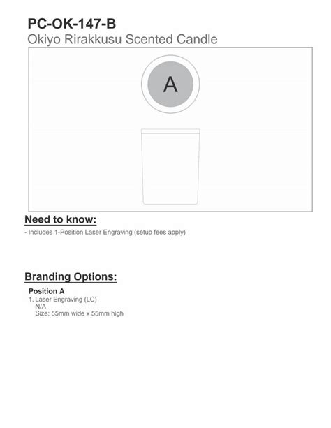 Okiyo Rirakkusu Scented Candle Creative Brands