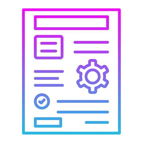 프로젝트 관리 아이콘 프리미엄 벡터