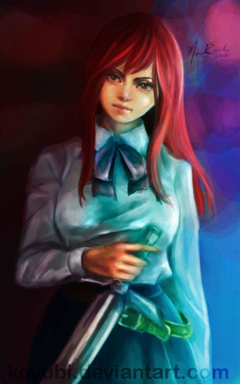 Erza Scarlet By Koyubi On Deviantart