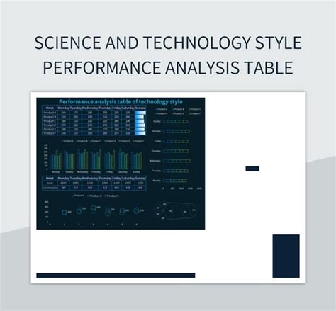 Free Science And Technology Templates For Google Sheets And Microsoft Excel Slidesdocs