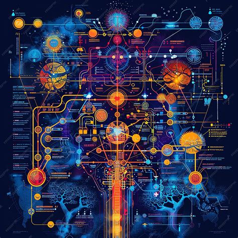 Intricate Flowchart Of A Quantum Algorithm Premium Ai Generated Image