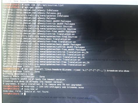 Bootcamp Kali Linux Dual Boot Wifi Not Working Ask Different