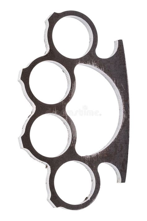 Костяшки металла в его руке Стоковое Изображение изображение насчитывающей съемка ударять