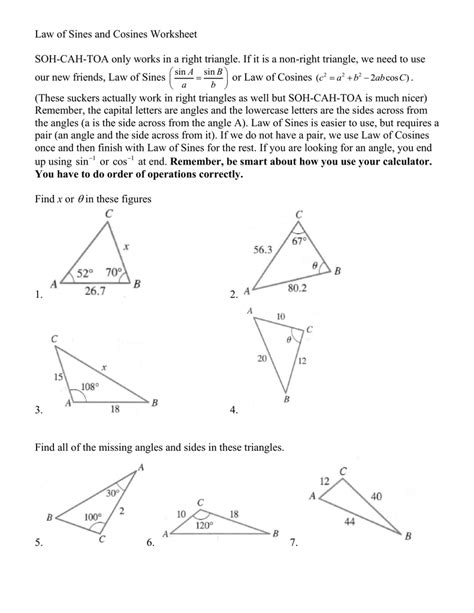 Trigonometry Worksheet T1 Labelling Triangles Printable Calendars At A Glance