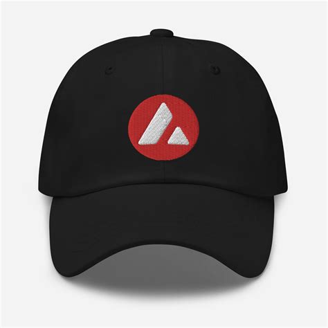 Embroidered Avalanche Avax Dad Hat Layer One Blockchain Trend Etsy