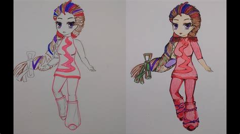 Варя из Сказочного патруля Перерисовка Youtube