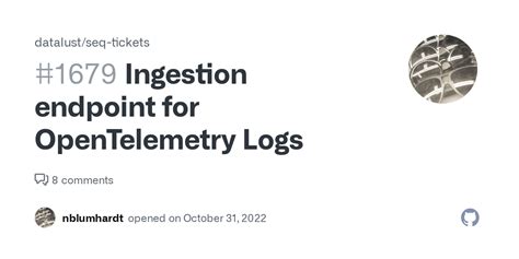 Ingestion Endpoint For Opentelemetry Logs · Issue 1679 · Datalustseq