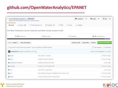 epanet matlab toolkit an open source software for interfacing epanet