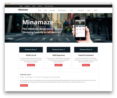 A Need Of WordPress Website Templates For Online Business Home Of