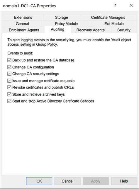 configure audit policies for windows event logs microsoft defender