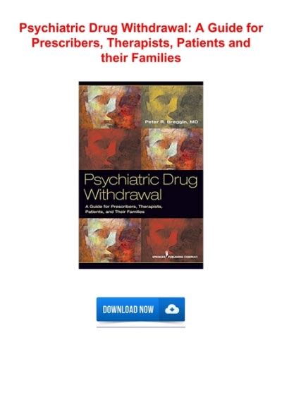 Psychiatric Drug Withdrawal A Guide For Prescribers Therapists Patients And Their Families