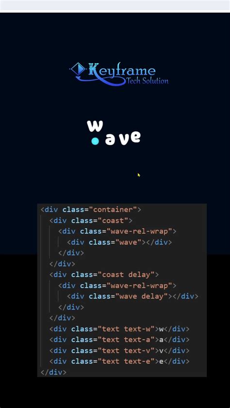wave css animation css text animation r watchpeoplecode