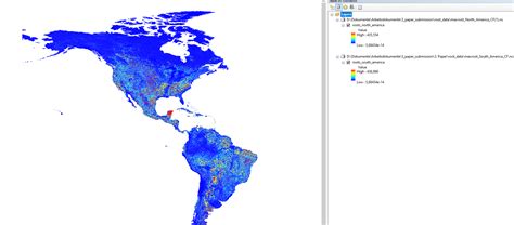 arcmap spatially merging 2 raster layers via mosaic to new raster