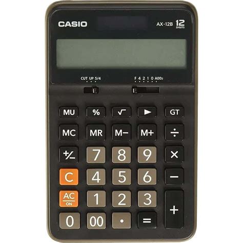 Get Casio Ax12b Calculator Black With Best Offers