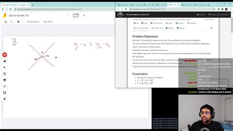 atcoder beginner contest 187 post contest discussion youtube