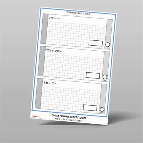 Arithmetic Tests For Year 6 Spring 1 Classroom Secrets Classroom