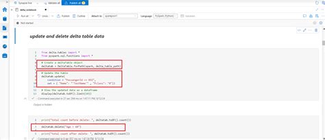 Level 4 Of The Stairway To Synapse Analytics Create And Use A Delta Lake Sqlservercentral