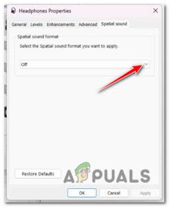 FIX Spatial Sound Reverting To Windows Sonic On Windows