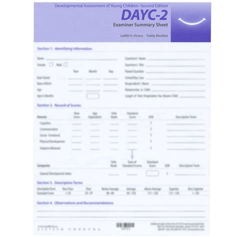 Dayc 2 Examiner Summary Sheet 25