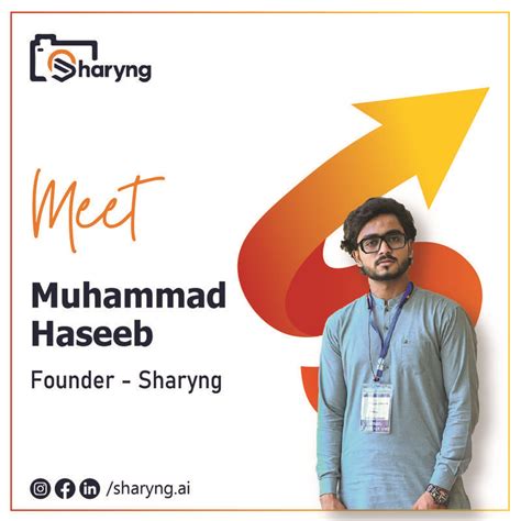 Sharyngai On Linkedin 🚀 Meet Muhammad Haseeb The Visionary Founder