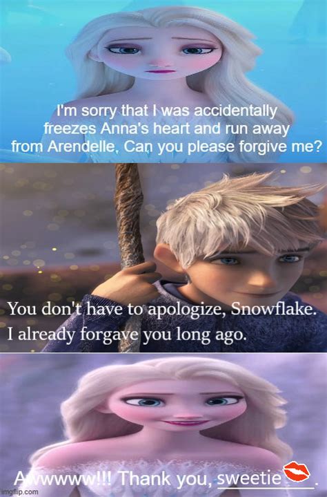 Jack Frost Accepts Elsas Apology By Dispixworks99 On Deviantart