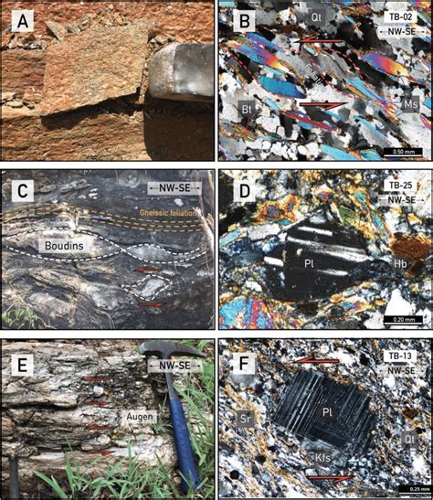 Outcrops And Photomicrographs Of The High Grade Metamorphic Rocks In