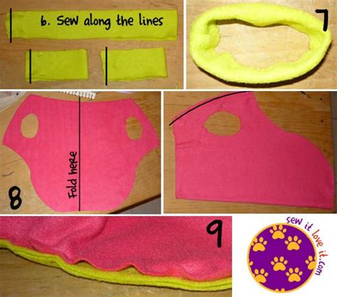 Fleece Dog Sweater Pattern Tutorial Fleece Dog Sweater Pattern Diy