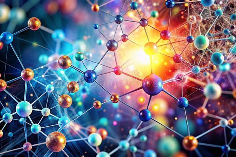 Unveiling The Intricate Dance Of Molecules A Double Exposure Of Genetic Networks Atomic
