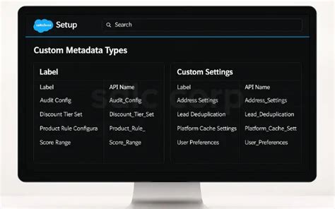 Custom Metadata Types Salesforce Guide Sdlc Corp