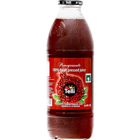 Сок «Телли Эко гранатовый 1л купить с доставкой цены в интернет магазине Едоставка