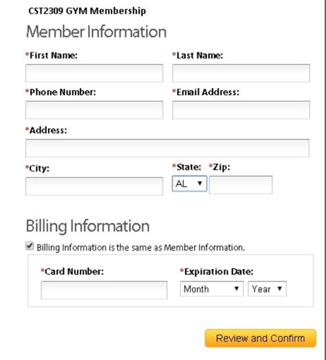 Solved Html Gym Membership Form You Need To Create A