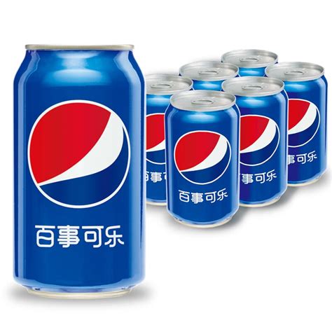 百事可乐 Pepsi 碳酸饮料 330ml6听 整箱 新老包装随机发货 百事出品 融创集采商城