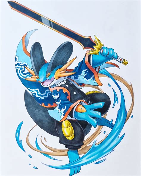 Swampert Pokemon Drawn By Abzart Danbooru