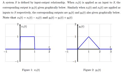 Solved A System S Is Defined By Input Output Relationship