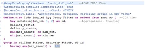 SAP ABAP Central Core Data Services In ABAP