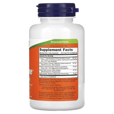 NOW Foods, Vein Supreme, 90 Veg Capsules