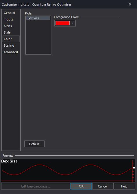 Configuring The Renko Optimiser Indicator For Tradestation Quantum Trading Indicators For