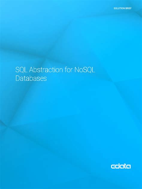 sql for nosql pdf no sql databases