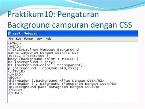 Materi Css Dasar Ppt