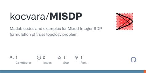 Github Kocvaramisdp Matlab Codes And Examples For Mixed Integer Sdp Formulation Of Truss