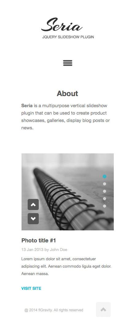 Seria Jquery Slideshow Plugin By Flgravity Codecanyon
