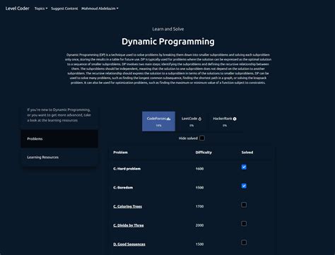 Github Mahmoudabdelazimlevel Coder Frontend A Website That Contains