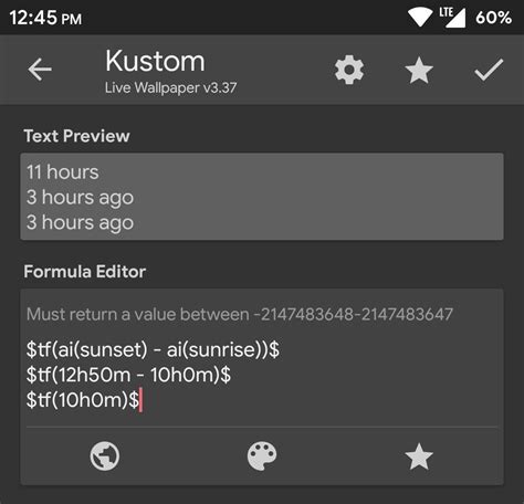 problems with tf function kustom